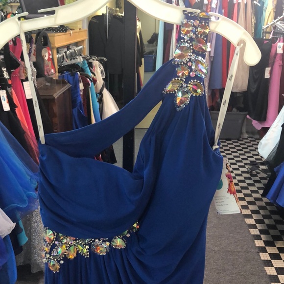 Riva Designs | Dresses | Riva Designs Royal Blue Size 56 Formal Dress ...